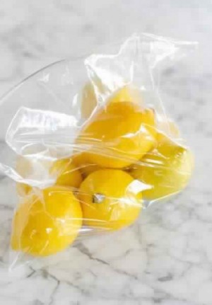 Une astuce très simple pour garder les citrons frais pendant un mois ...