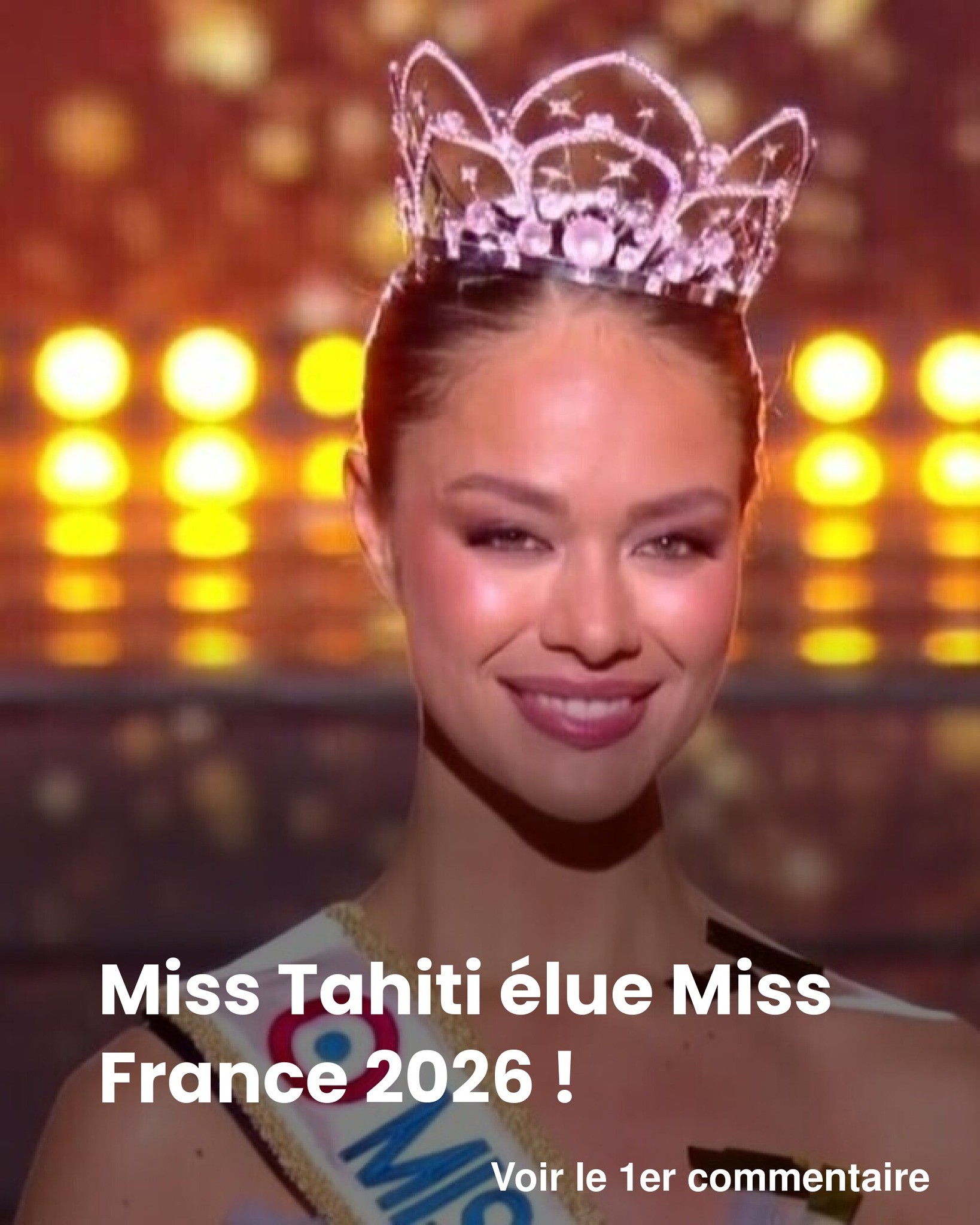 Miss France 2026 : Hinaupoko Deveze, Miss Tahiti, succède à Angélique ...