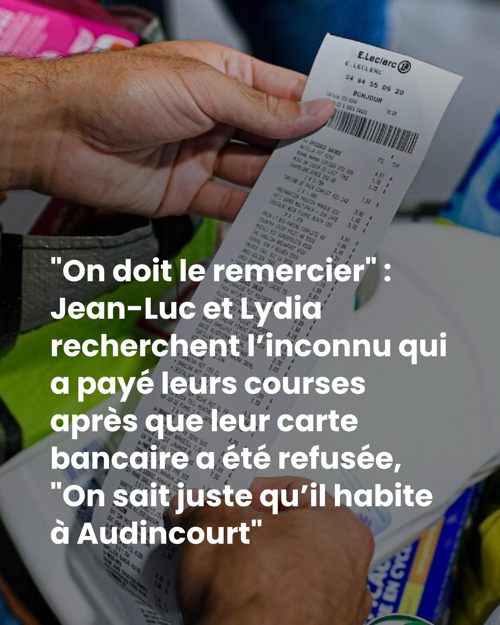 « On doit le remercier » : quand un geste anonyme redonne foi en la ...